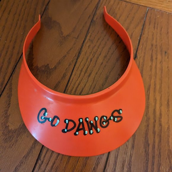 Accessories | Georgia Bulldogs Retro Collectible Red Visor Go Dawgs ...